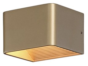 ACB Iluminacion Nástěnné LED svítidlo ICON, š. 12 cm, 8,5W, CRI90, CCT switch 2700-3000K Barva: Zlatá, Stmívání: DALI/PUSH