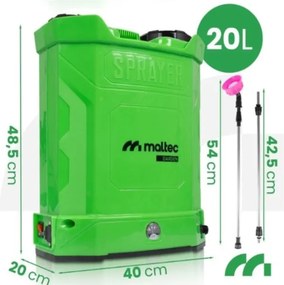 Maltec akumulátorový zádový postřikovač 20L
