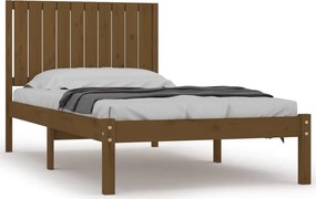 vidaXL Rám postele masivní borovice 100 x 200 cm [3104406] Barva: Bílá