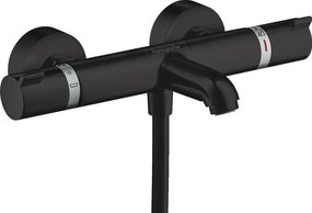 Hansgrohe Ecostat Comfort, termostatická vanová baterie, černá matná, 13114670