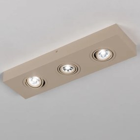 Stropní LED svítidlo Spot Quality Quadra 3 Taupe