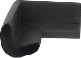 Delock černá / Pěnový chránič hran / 70x67x35 mm / PVC / samolepicí