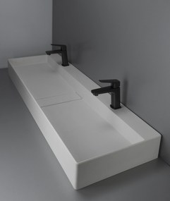 Deante Umyvadlo na desku Blur 120x40 cm - CQB AU2S, granit, alabastr