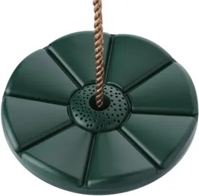 Plastový houpací disk 28 cm / Houpačka / Nosnost 80 kg / Délka lana 18