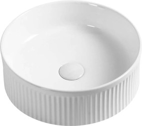 Sapho Picobello - Umyvadlo na desku, průměr 37 cm, bílá AR484