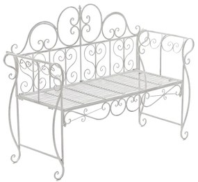 Zahradní lavička GS11173499 - Bílá antik