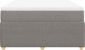 Box spring postel s matrací taupe 140x200 cm textil 3285578