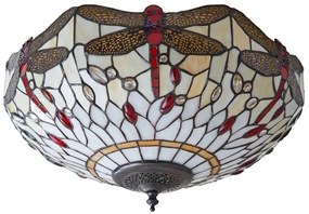 Endon 70723 - Stropní svítidlo Tiffany DRAGONFLY 2xE27/60W/230V pr. 41 cm