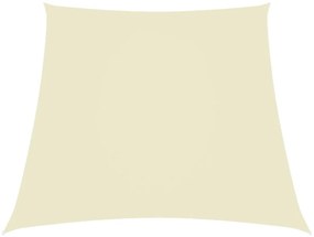 Stínicí plachta oxfordská látka lichoběžník 2/4 x 3 m krémová 135241