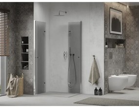 Mexen Lima DUO sprchový kout 100x80 cm, průhledný, chrom, 856-100-080-02-00