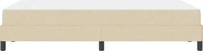 Postel s boxspringem Krémová 120 x 190 cm textil 3398477