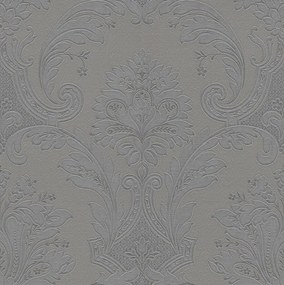 Luxusní šedá zámecká vliesová tapeta na zeď, Z21734, Tradizione Italiana, Zambaiti Parati