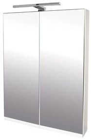 BPS-koupelny Zrcadlová skříňka závěsná Atica 60 ZS LED-CR s osvětlením Any LED 30 CR, chrom