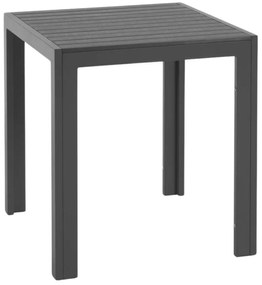 OnaDnes -20% Černý kovový zahradní stůl Kave Home Sirley 70 x 70 cm