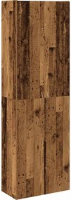 Skříň old wood 60 x 32 x 190 cm kompozitní dřevo 3318714