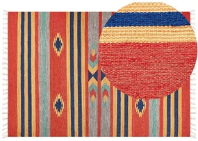 Vlněný kelimový koberec 200 x 300 cm vícebarevný HATIS Beliani