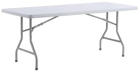 TENTino Skládací stůl 200x90 cm CELÝ, bílý, STL200C