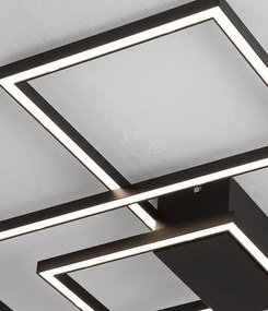 Nova Luce Stropní LED svítidlo BILBAO, d. 90 cm Barva: Černá