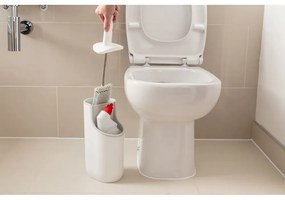 Světle béžový WC kartáč s úložným prostorem Addis Premium