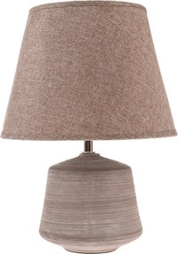 Béžová/světle hnědá keramická stolní lampa s textilním stínidlem (výška 33 cm) Filia – Dakls