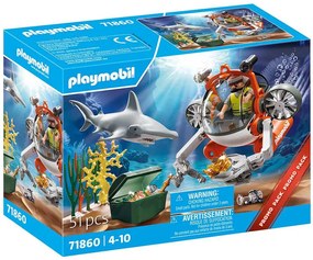 Playmobil 71860 honba za pokladem s ponorkou
