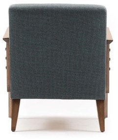 Designové křeslo Tamarix modro-hnědé