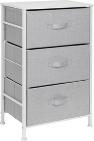 XXXLutz KOMODA, šedá, bílá, 45/71.5/30 cm PBJ - Široké komody - 000537004502