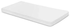 Sensillo Nepromokavé prostěradlo do postýlky Jersey Jednobarevná Barva: Bílá, Velikost: 120 x 60 cm
