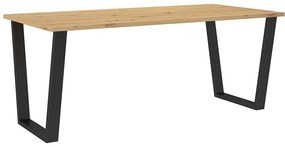Jídelní stůl industriální Cezar - 185x90/75 cm - artisan