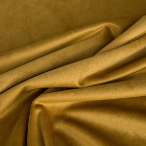 ZATEMŇOVACÍ ZÁVĚS NA KROUŽCÍCH JASPIS 140X250 CM ZLATÁ