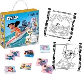 JIRI MODELS Pexeso Lilo  Stitch / 48 kartiček / s omalovánkou