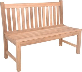 Dřevěná zahradní lavice v přírodní barvě Solo – Garden Pleasure