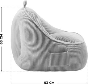 Sedací pytel COMFY 4.0 šedý
