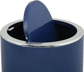 MSV KAMAKA výklopný odpadkový koš 6 L tmavě modrý / plast