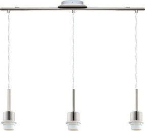 BRILAGI - LED Lustr na lanku NUBILA 3xE27/60W/230V antracit