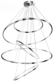Luxusní lustr Wheel stmívatelný chrom