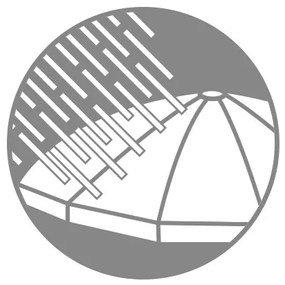 Naklápěcí slunečník Doppler NASSAU 2 m - terakota (cihlová)