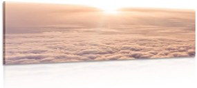 Obraz západ slunce z okna letadla Varianta: 150x50