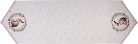 Běhoun na stůl zajíc s květy Easter Whispers Collection - 50*160 cm