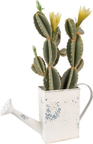 Béžová dekorační plechová retro konev Fun Antique - 31*9*17 cm