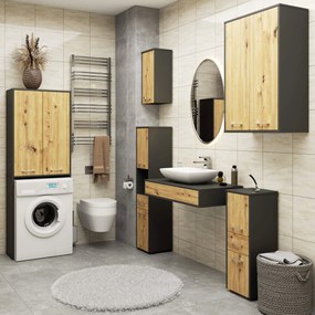 Závěsná koupelnová skříňka Fin W64 2D 64 cm - výběr z 8 provedení