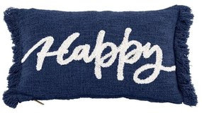 Dekorační polštář 50x30 cm Cotton Slub Happy - Tiseco Home Studio