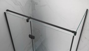 BPS-koupelny Obdélníkový sprchový kout ZES KZ03D BL 120x100 černá/transparent - bez vaničky