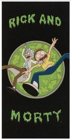 Dětská osuška rick and morty skok do třetí dimenze