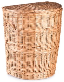 Koš na prádlo proutěný půlkruhový Kleding III. š.44 x hl.36 x v.58(cm