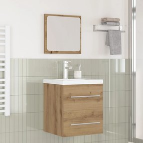 Sada koupelnového nábytku 2 ks Artisanový dub Kompozitní dřevo 3393509