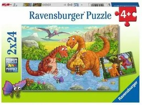 Ravensburger Hraví dinosauři / 2x24 dílků / od 4 let