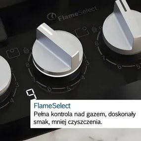 PCQ7A5I90 inox / Plynová varná deska / 75 cm