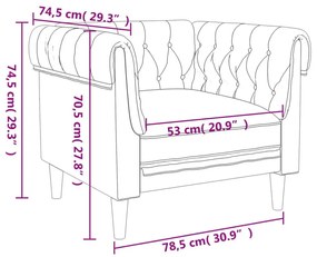 Petromila Křeslo Chesterfield tmavě zelené textil