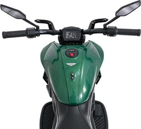 Elektrická motorka Ducati Diavel x Bentley zelená